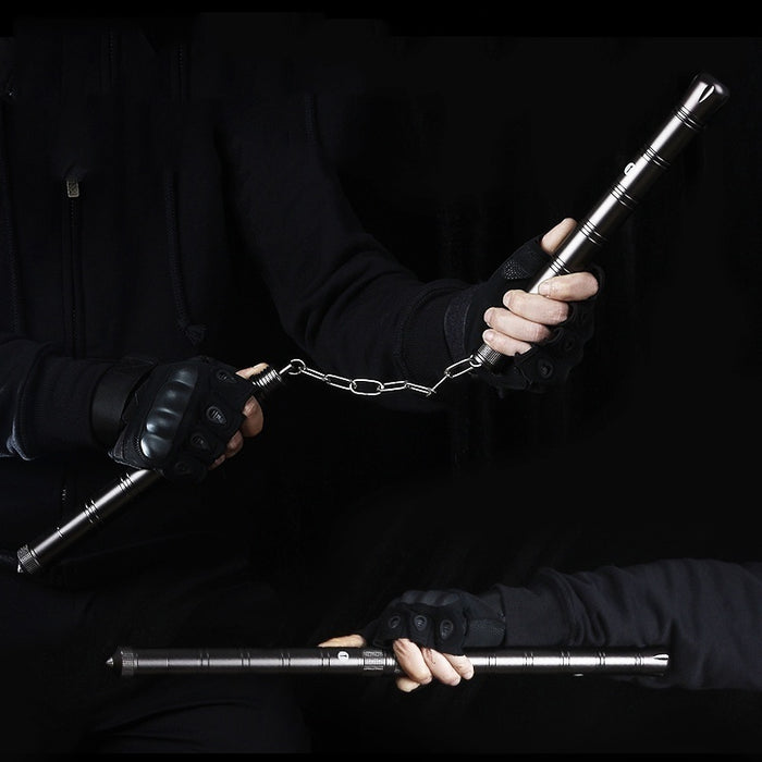 2022 Aluminum Nunchaku 3 Sticks Self-defense Stick Survival Camp ...